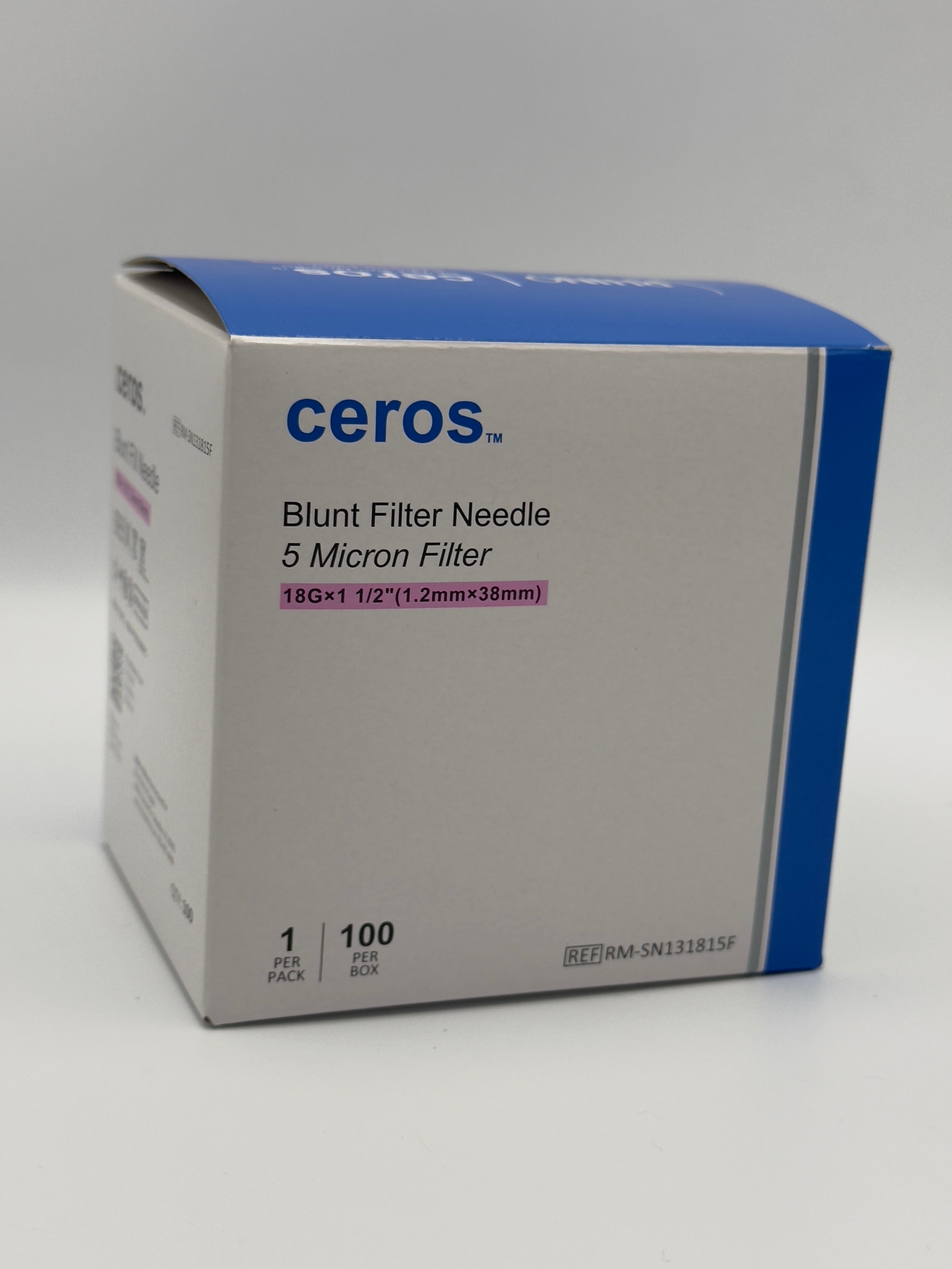 Ceros Blunt Filter Needle – Rhino Medical Supply