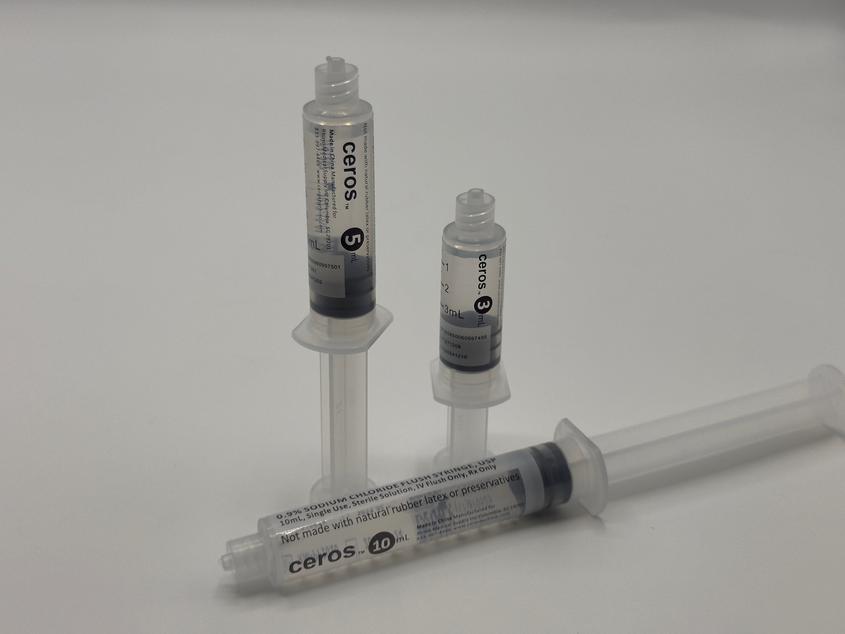 Ceros 10 mL 0.9% Sodium Chloride USP Prefilled Flush Syringe – Rhino ...