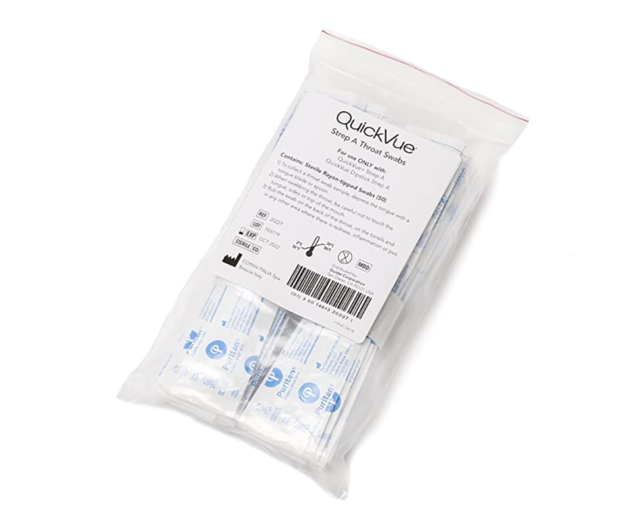 QUIDEL QUICKVUE® STREP A THROAT SWABS, 50 PACK – Rhino Medical Supply