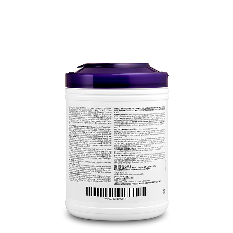 PDI SUPER SANI-CLOTH® GERMICIDAL DISPOSABLE WIPES 6 PDI SUPER SANI-CLOTH® GERMICIDAL DISPOSABLE WIPES 6