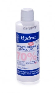 HYDROX LABORATORIES Isopropyl Alcohol 70%, USP, 4 oz – Rhino Medical Supply