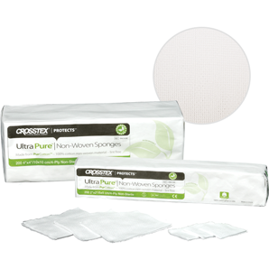 CROSSTEX ULTRAPURE NON-WOVEN SPONGE 2" x 2", 5000/cs – Rhino Medical Supply